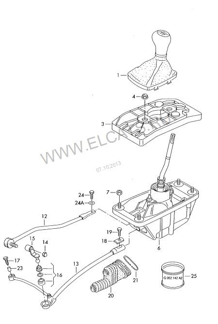 8E0711055L Кулиса КПП для Audi A4 B7 VAG | Запчасти на DRIVE2