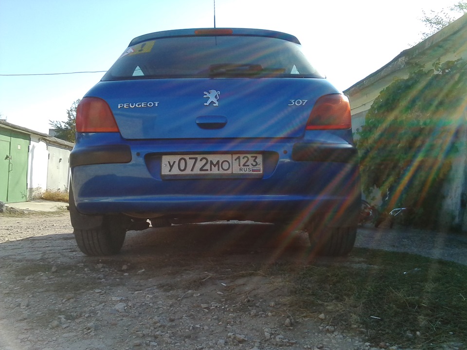 брызговики досвидос — Peugeot 307, 1,6 л, 2004 года | рейтинг и ...