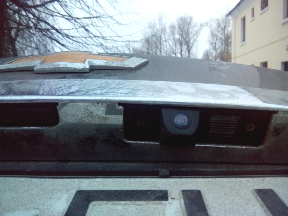 камера заднего вида + зеркало с монитором — Chevrolet Cruze (1G), 1,6 л ...