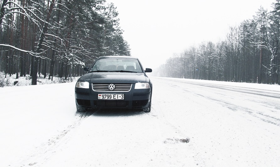 Passat winter — Volkswagen Passat B5, 1,9 л, 2001 года | фотография ...