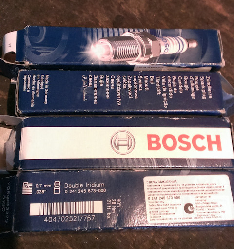 0241245673 Свеча зажигания BOSCH | Запчасти на DRIVE2