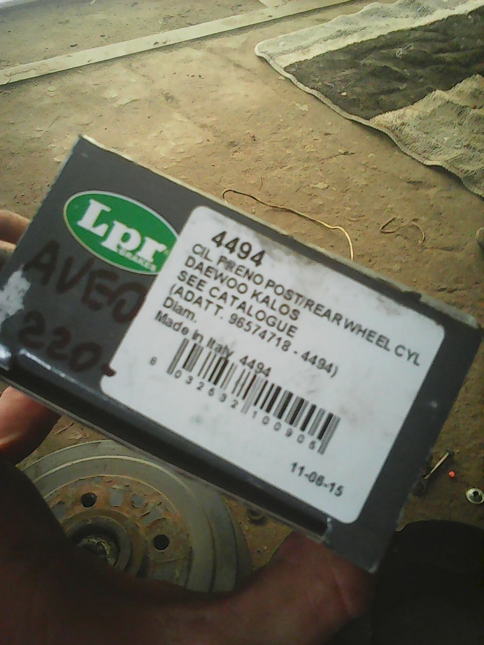 4494 Цилиндр тормозной колесный LPR | Запчасти на DRIVE2