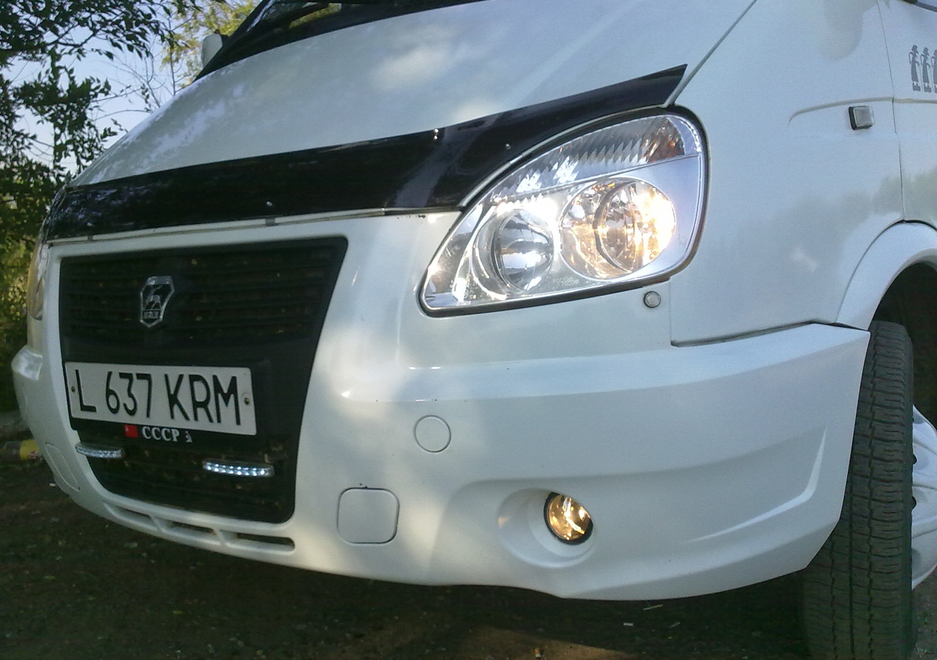 Противотуманки от Lada Priora — ГАЗ Газель, 2,3 л, 2003 года ...