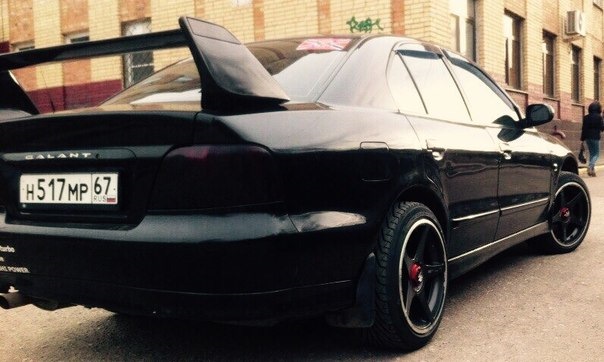 VOLK RACING EMU — Mitsubishi Galant (8G), 2,5 л, 2002 года | стайлинг ...