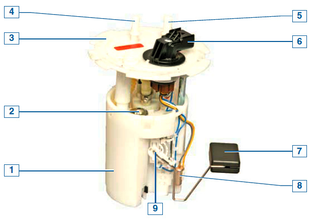 регулятор давления топлива — Chevrolet Lacetti Sedan, 1,6 л, 2007 года ...