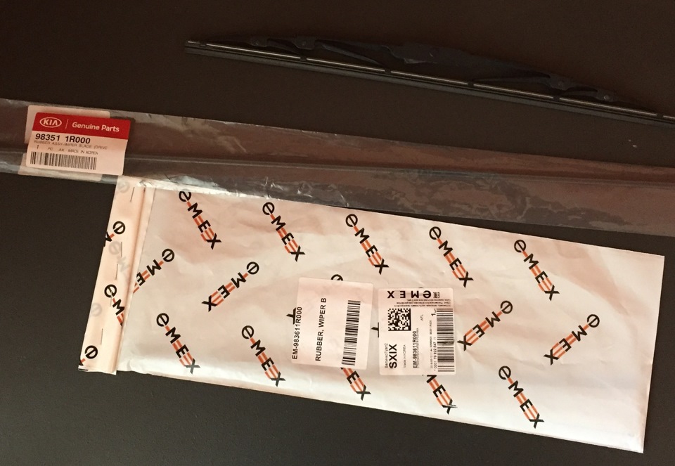 983511R000 НАКЛАДКА ЩЕТКИ СТЕКЛООЧИСТИТЕЛЯ KIA HYUNDAI | Запчасти на DRIVE2