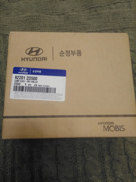 922012D500 Противотуманная фара KIA HYUNDAI | Запчасти на DRIVE2