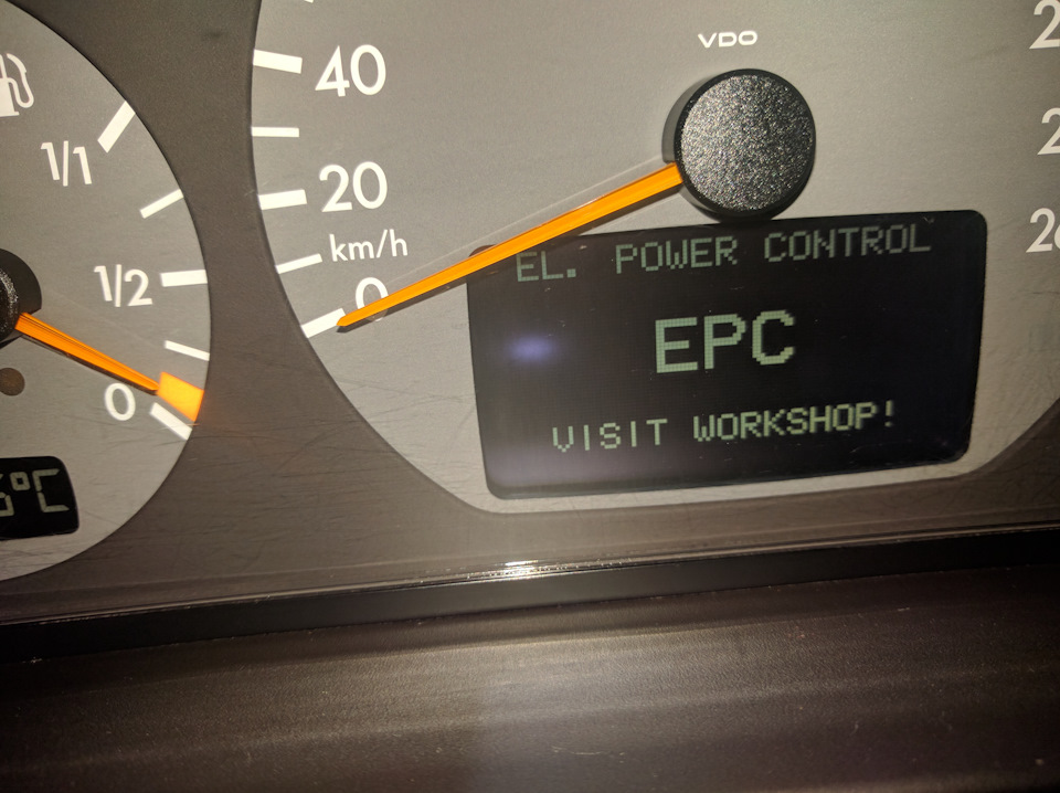 Загорелся датчик EPC — DRIVE2