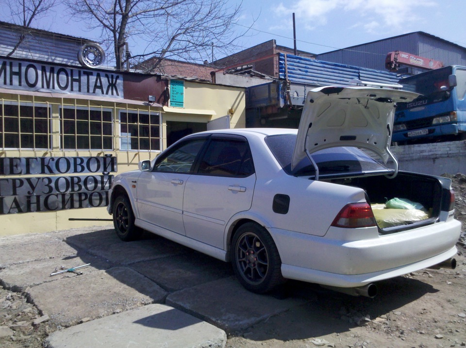 Переобулся на лето — Honda Accord Euro R (CL1), 2,2 л, 2001 года | колёсные диски | DRIVE2