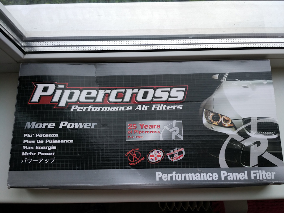 Pipercross performance panel filter — Toyota Celica (230), 1,8 л, 2000 ...