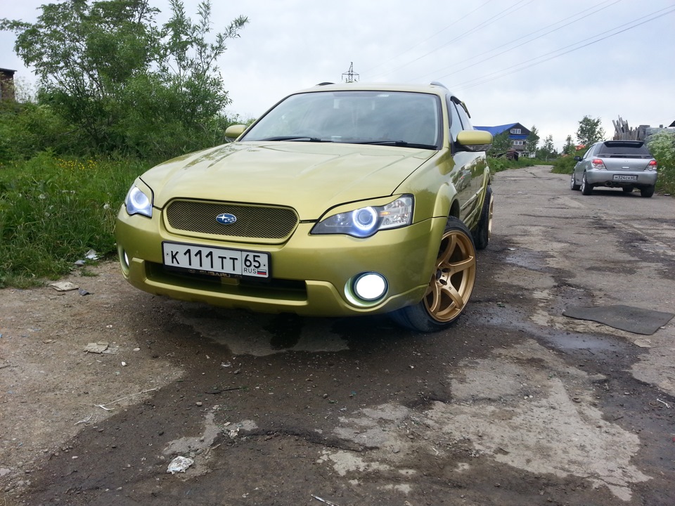 После мойки))) — Subaru Outback (BP), 3 л, 2004 года | просто так | DRIVE2