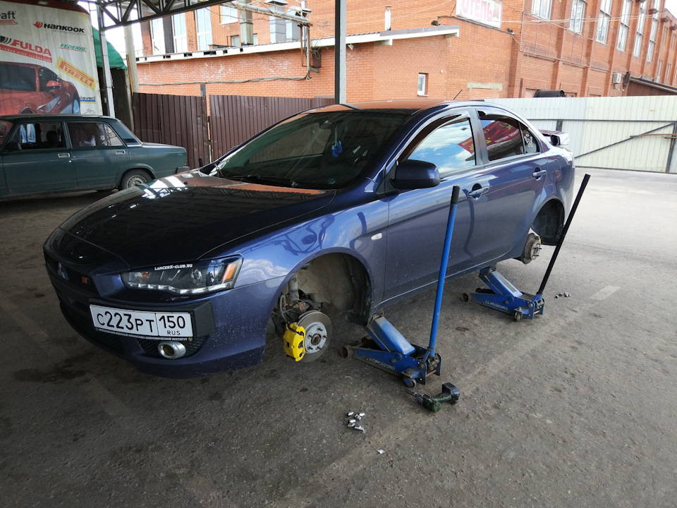 Борьба с "колейностью": Hankook Ventus V12 EVO2 — Mitsubishi Lancer X ...