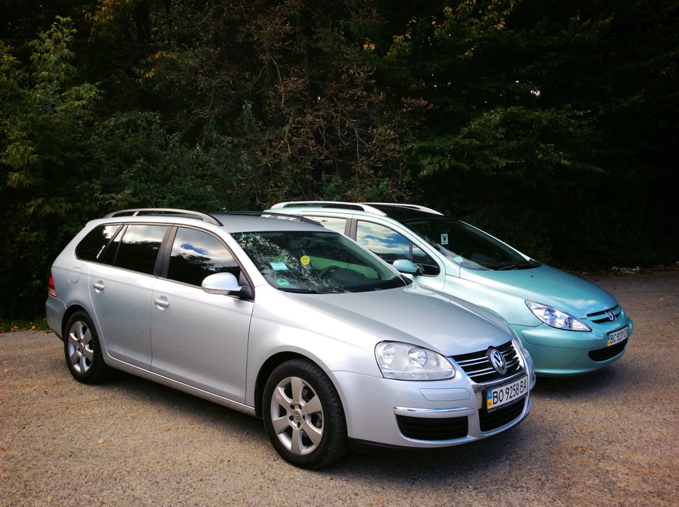 Немец и Француз — Volkswagen Golf Variant (Mk5), 1,9 л, 2008 года ...