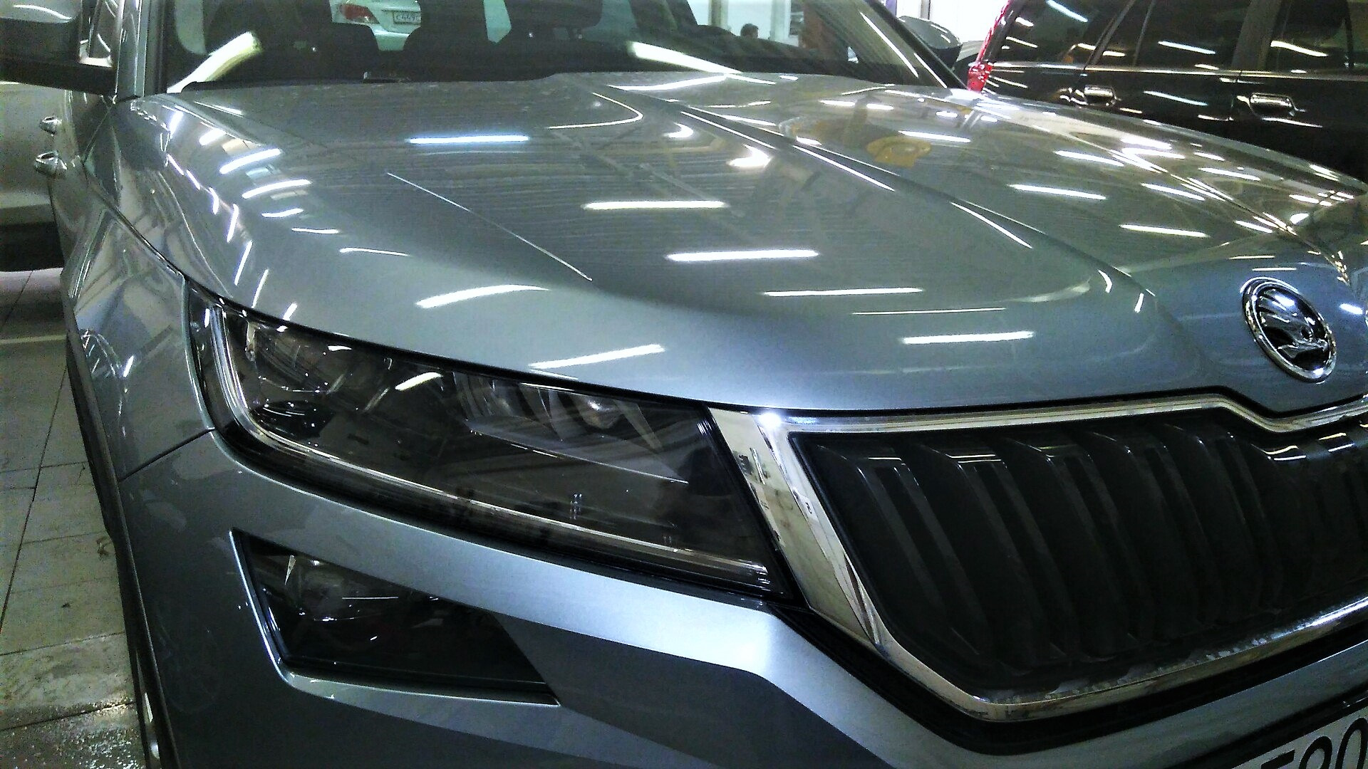 Оклейка фар #Škoda антигравийной полиуретановой пленкой #3М — Свет-Офор ...