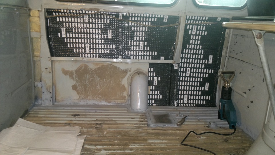 Шумоизоляция — УАЗ 3909, 2,4 л, 2002 года | тюнинг | DRIVE2