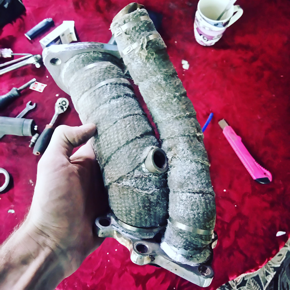 Установка аутлета Screamer Pipe — Nissan Skyline (R33 Series 2), 2,5 л ...