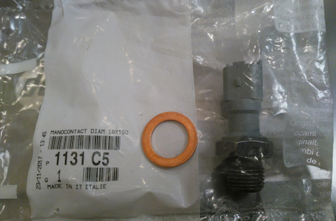 1131C5 Датчик давления масла Peugeot Citroen | Запчасти на DRIVE2