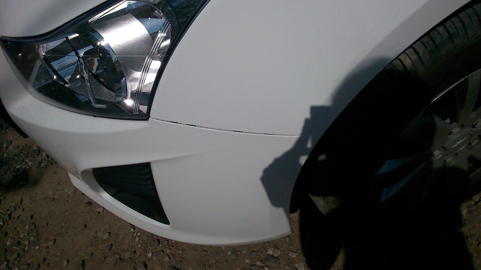 Замена бампера — Chevrolet Cruze (1G), 1,6 л, 2014 года | визит на ...