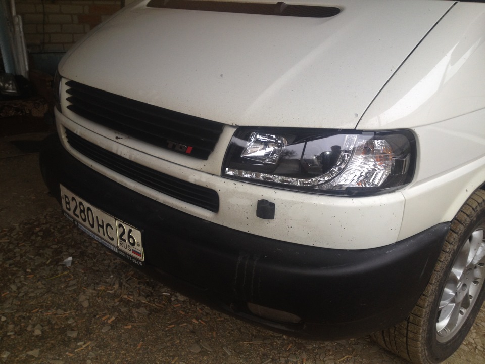 Фары SONAR — Volkswagen Transporter T4, 2,5 л, 1997 года | тюнинг | DRIVE2