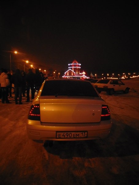Не большая встреча БПAN в г.Саранск — Lada Приора хэтчбек, 1,6 л, 2009 ...