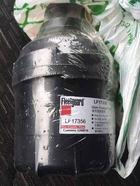 LF17356 Фильтр масляный для двигателя сuммins isf 2.8 GAZ | Запчасти на ...