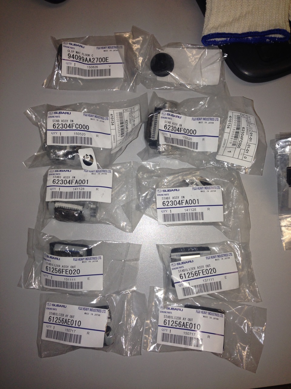 Замена бархоток стекол передних дверей. — Subaru Forester (SG), 2 л ...