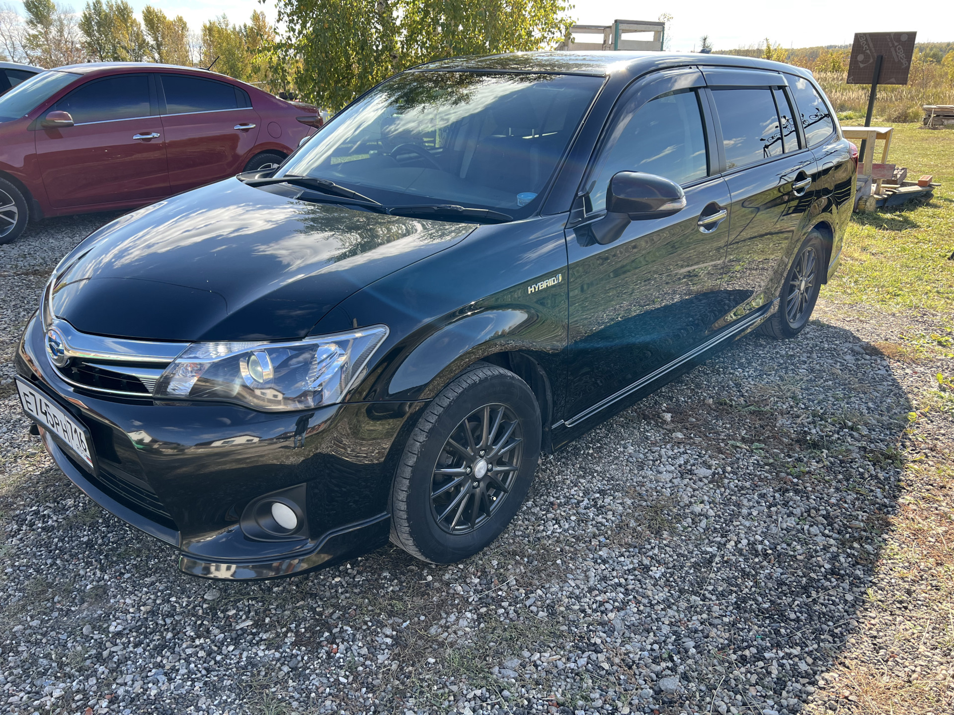ТО 25: ходовка и замена лобового — Toyota Corolla Fielder (E160), 1,5 л, 2014 года | визит на ...