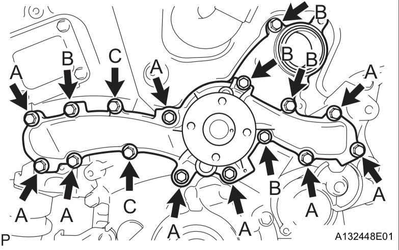 2GR-FE и замена помпы — Toyota RAV4 (III), 3,5 л, 2008 года | своими ...