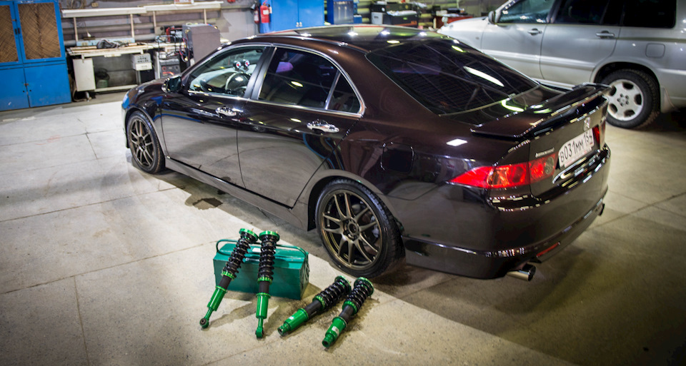 TEIN TYPE FLEX FR-10кг/мм RR-6 кг/мм. sold — Honda Accord (7G), 2,4 л, 2007 года | тюнинг | DRIVE2