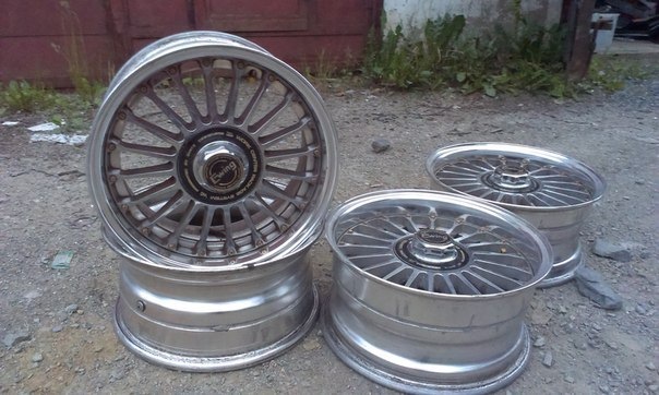 1)WORK EWING II — Toyota Mark II (60), 2 л, 1984 года | колёсные диски ...