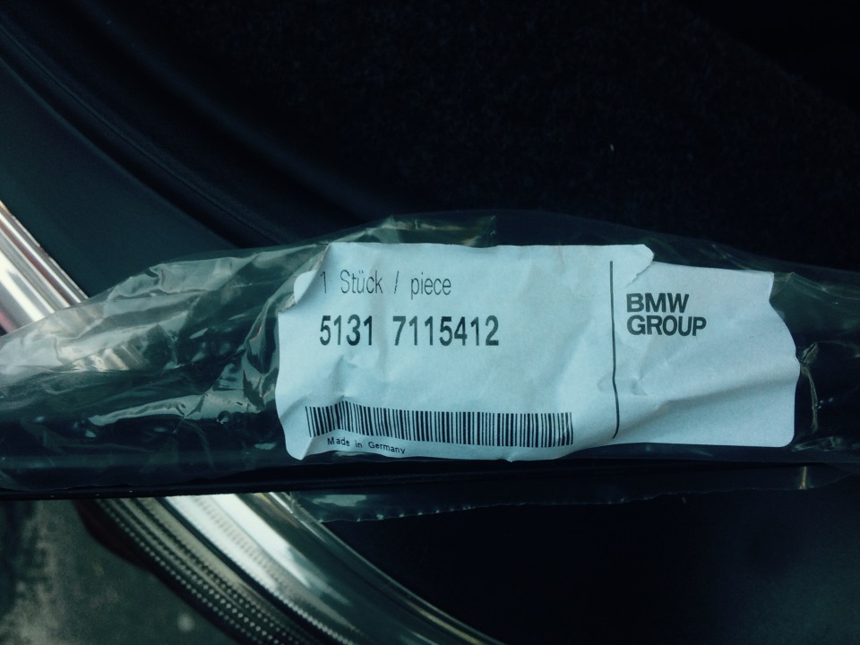 51317115412 Накладка заднего стекла Нж BMW | Запчасти на DRIVE2