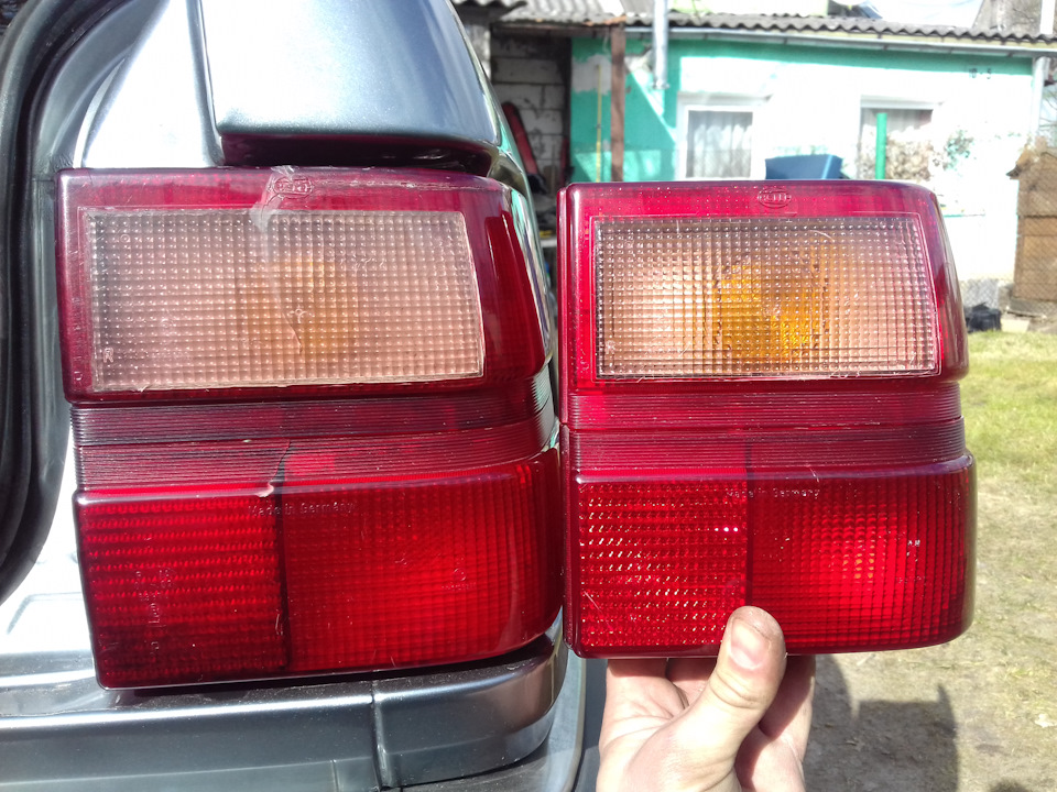Замена правого угла Red Hella . — Audi 100 (C3), 2,2 л, 1985 года ...