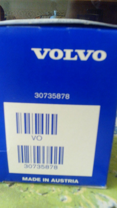 30735878 Фильтр масляный Volvo | Запчасти на DRIVE2