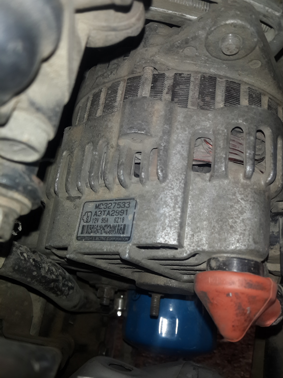 MD327533 Альтернатор в сборе Mitsubishi | Запчасти на DRIVE2