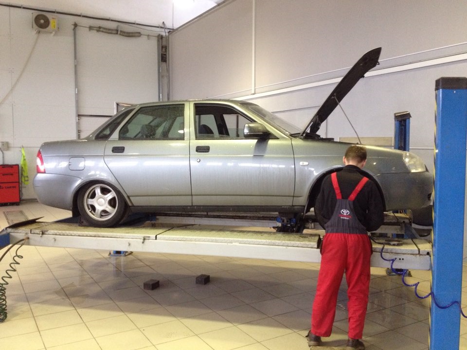 Наконечники, лето, полка))) — Lada Приора седан, 1,6 л, 2008 года ...