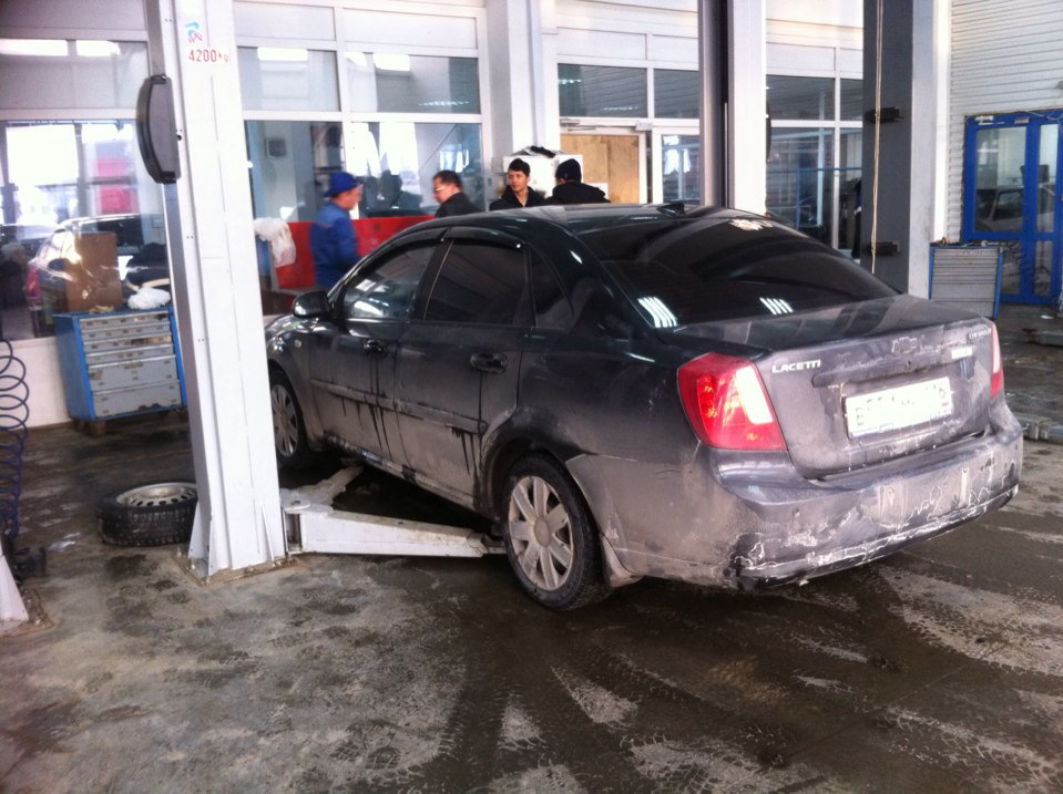 Замена масла в коробке — Chevrolet Lacetti Sedan, 1,4 л, 2009 года ...