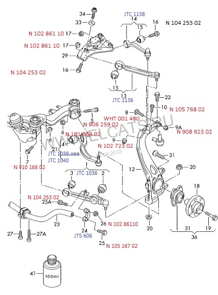 А8 Замена передней подвески — Audi A8 (D3), 4,2 л, 2008 года | своими ...