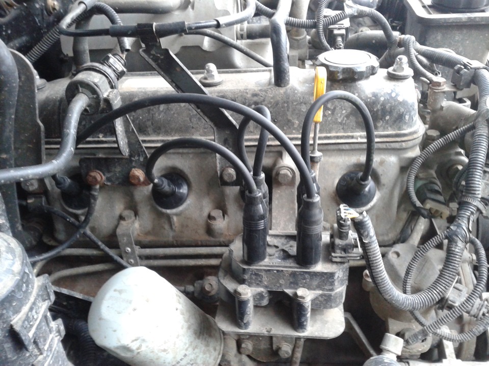 замена свечных колодцев и проводов — Great Wall Deer, 2,2 л, 2006 года ...