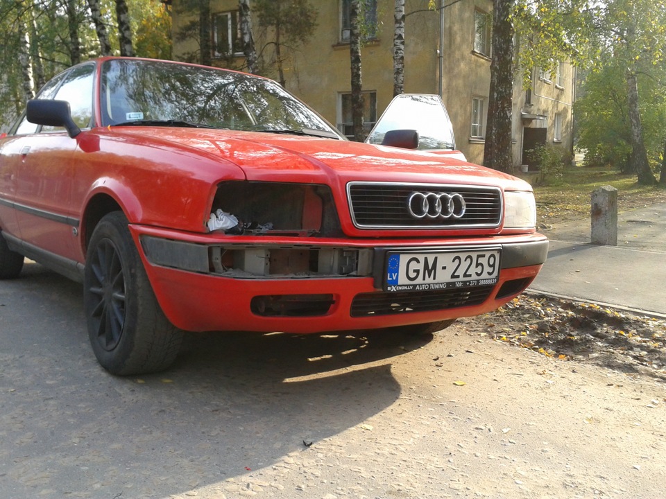 ДТП Часть 2 — Audi 80 B4 2 л 1994 года ДТП Drive2