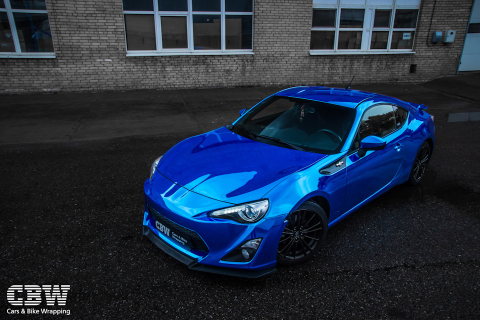 Toyota GT86 — Blue Chrome — CBW на DRIVE2