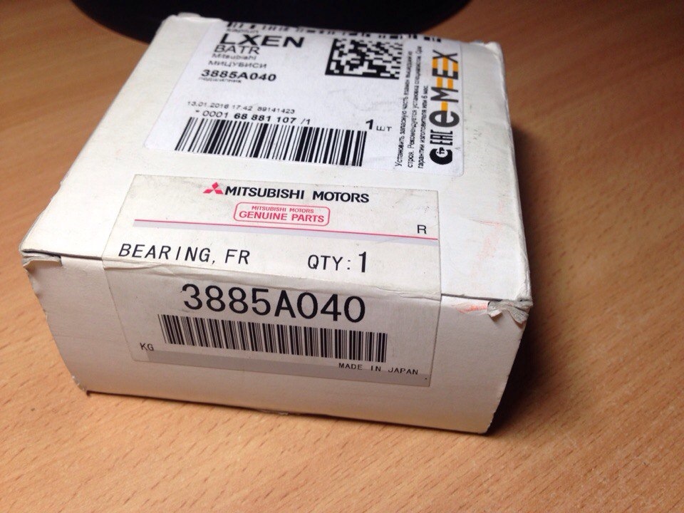 Замена ступичных подшипников, пыльников и т.д. — Mitsubishi Lancer X, 1 ...