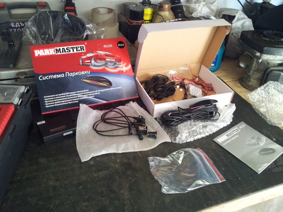 Установка парктроника + подсветки ног — Ford Focus Hatchback II, 1,6 л, 2005 года | электроника ...