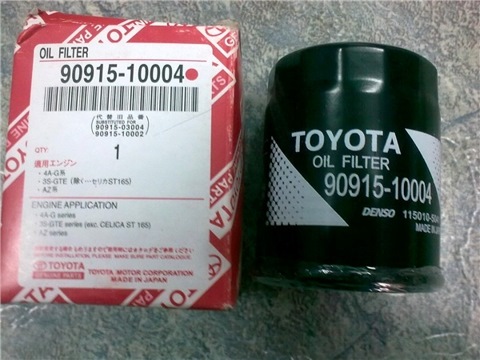 9091510002 Фильтр масляный TOYOTA LEXUS | Запчасти на DRIVE2