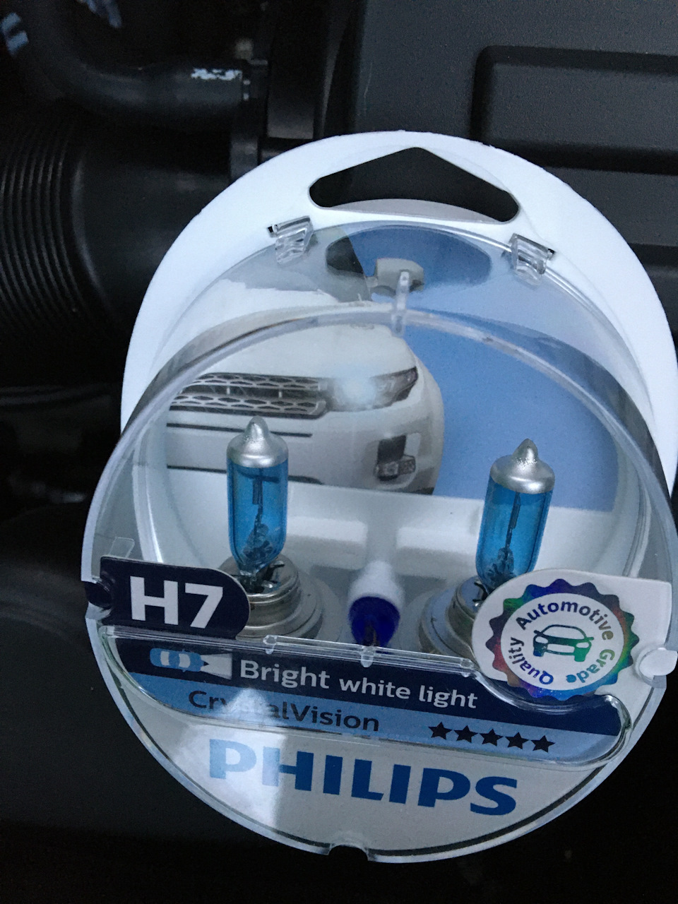 Замена ламп H7 ближний и гобориты PHILIPS CrystalVision — Volkswagen ...