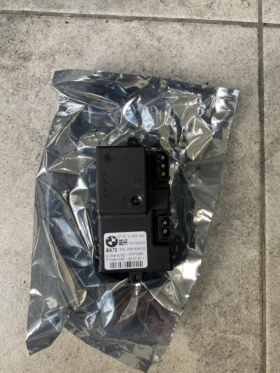 Моторчик печки. — BMW 5 series (E60), 3 л, 2008 года | визит на сервис ...