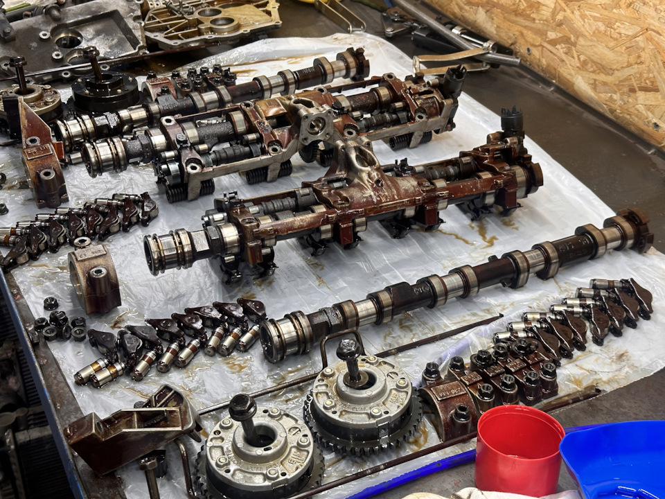 Замена маслосъёмных колпачков N62. Без съёма ДВС. — BMW 7 series (E65 ...