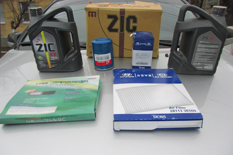 281133E500 Фильтр воздушный двигателя KIA HYUNDAI | Запчасти на DRIVE2