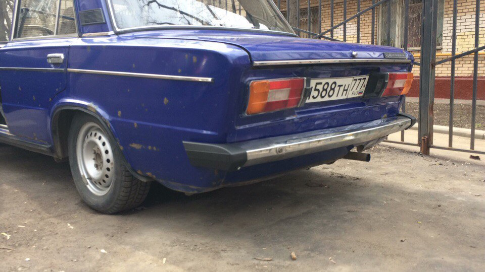 Ура! поставил задний бампер — Lada 2106, 1,6 л, 2003 года | стайлинг | DRIVE2