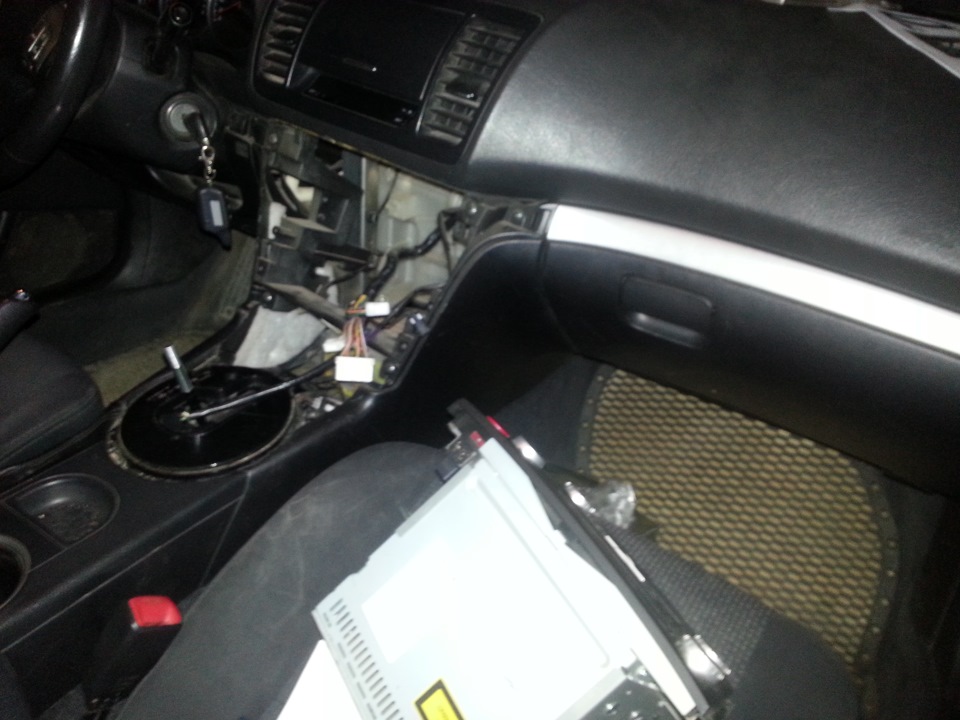AUX на штатной магнитоле — Subaru Legacy (BL/BP), 2 л, 2007 года ...