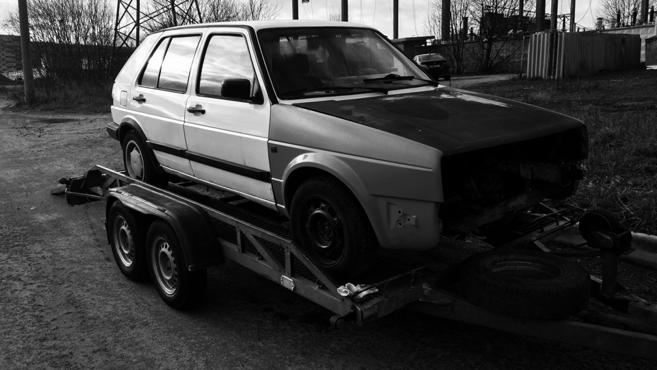 The end… — Volkswagen Golf Mk2, 1,6 л, 1990 года | поломка | DRIVE2